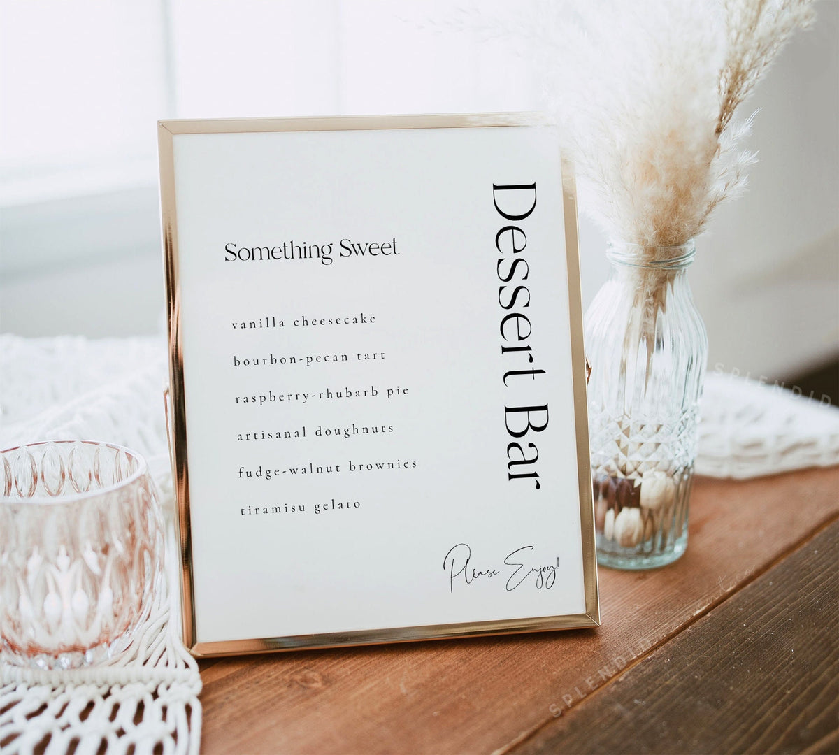 Dessert Table Sign Template, Dessert Bar Sign, Dessert Menu Sign, Some ...