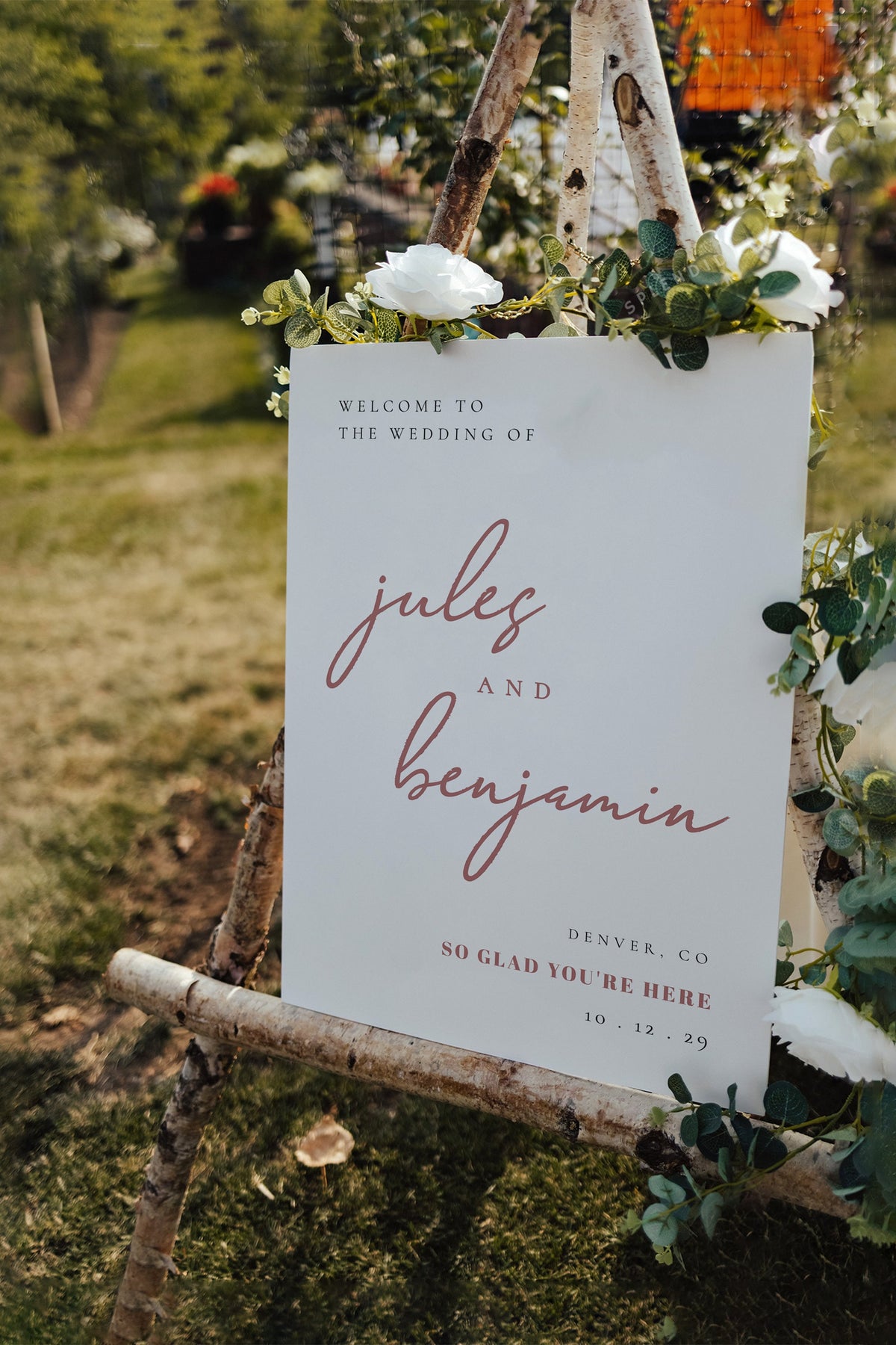 Bohemian Wedding Welcome Sign Template, Dusty Rose Wedding Welcome Sig ...